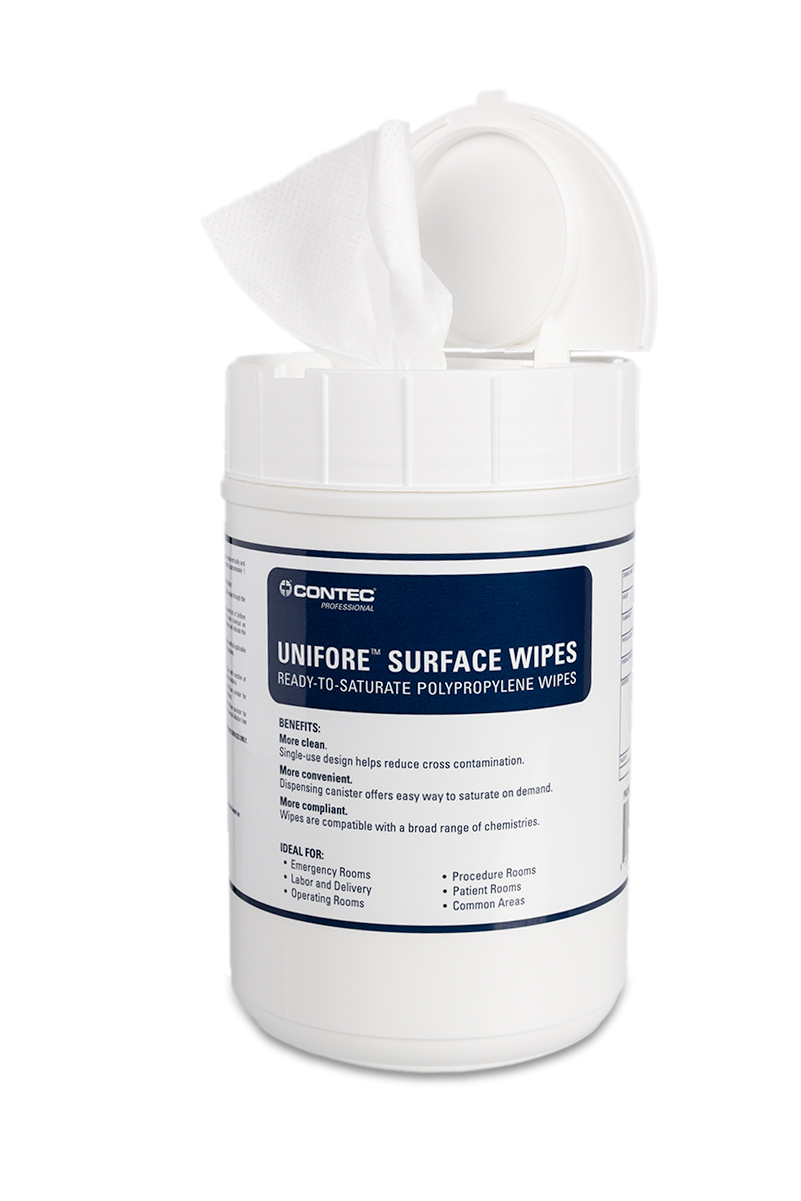 Unifore® Surface Wipes | Reduce disinfectant odor | Contec Pro